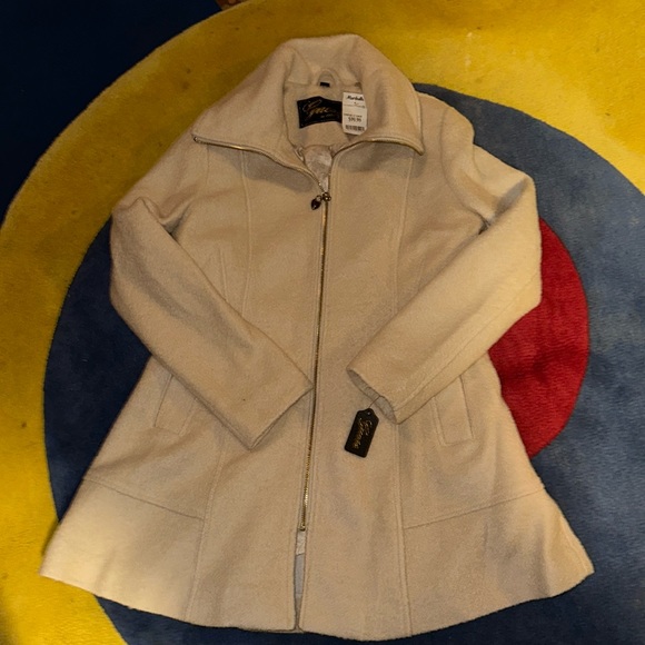 Guess | Jackets & Coats | Nwt Cream Colored Jacket By Guess | Poshmark